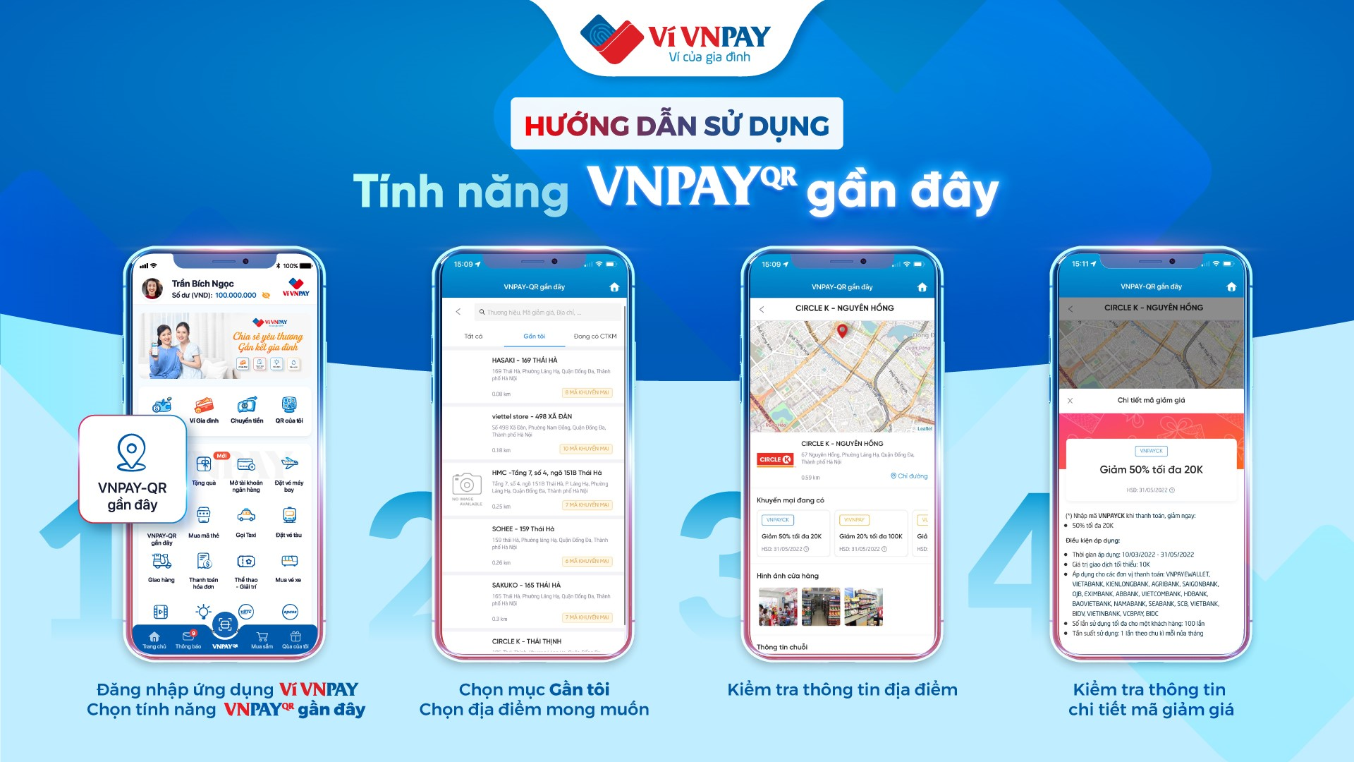 “VNPAY-QR gần đây” trên VNPAY App hé lộ hàng ngàn ưu đãi